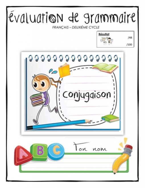 Évaluation conjugaison – Jalory